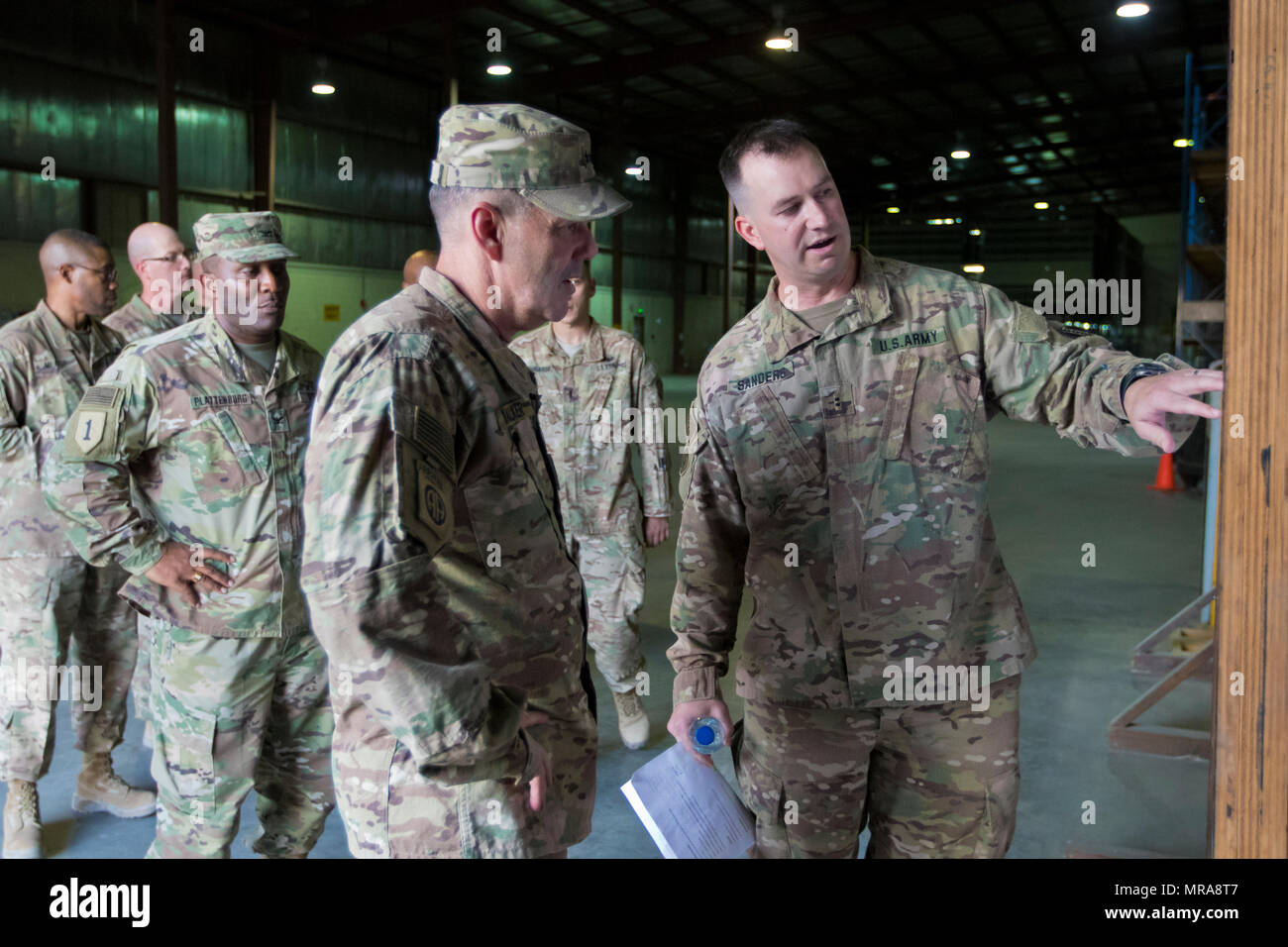 Maj. Gen. Flem Walker, commanding general of the 1st Sustainment ...