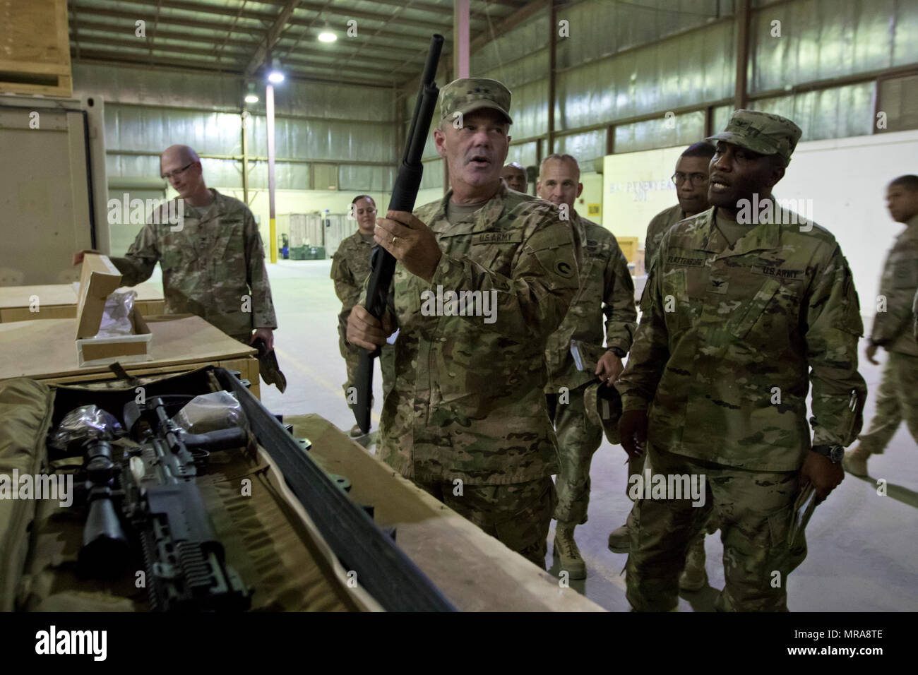 Maj. Gen. Flem Walker, commanding general of the 1st Sustainment ...