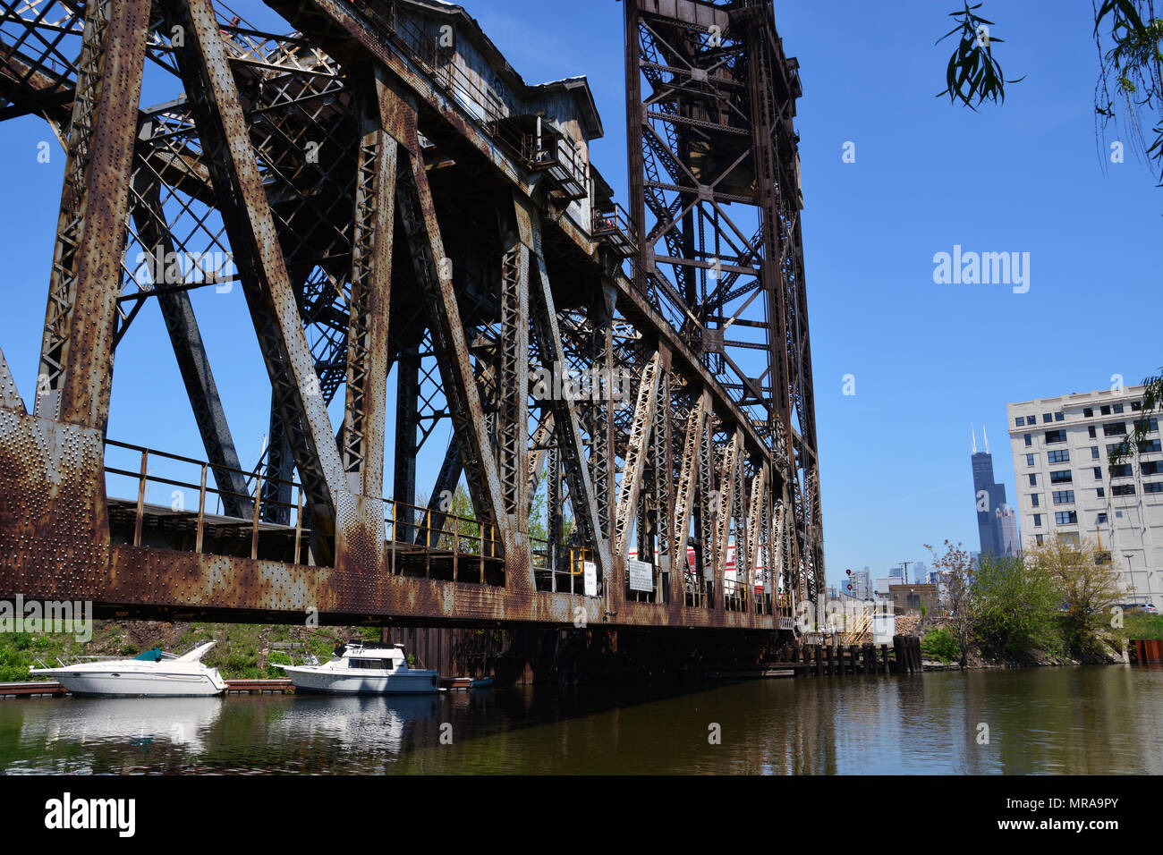 The Canal Street lift bridge was constructed in 1914 and carry's BNSF ...