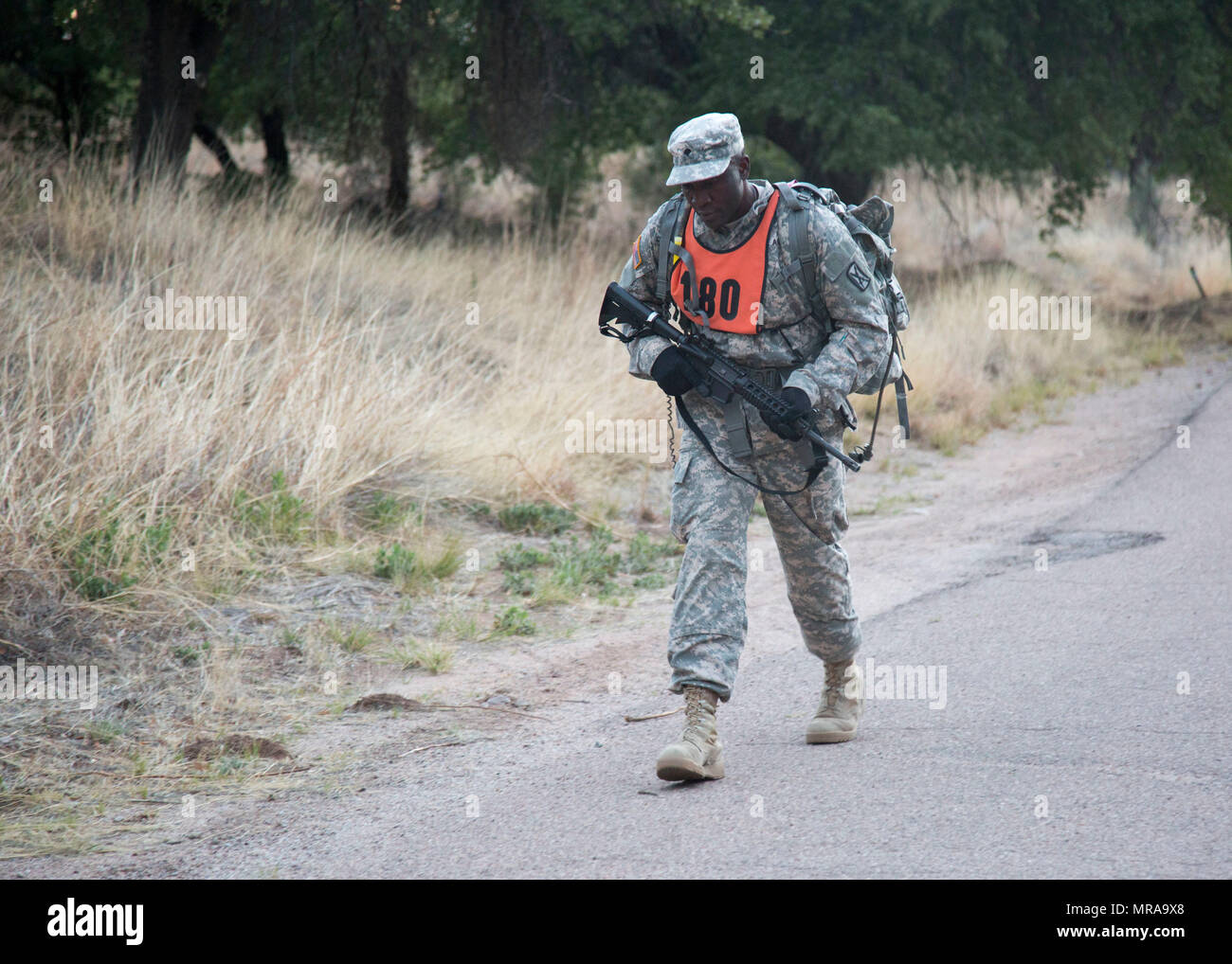 U.S. Army Spc. John Baptist Lubwama, assigned to 7th Signal Command ...