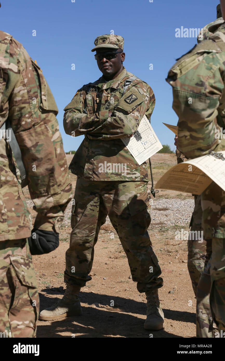 U.S. Army Spc. John Baptist Lubwama, assigned to the 7th Signal Command ...