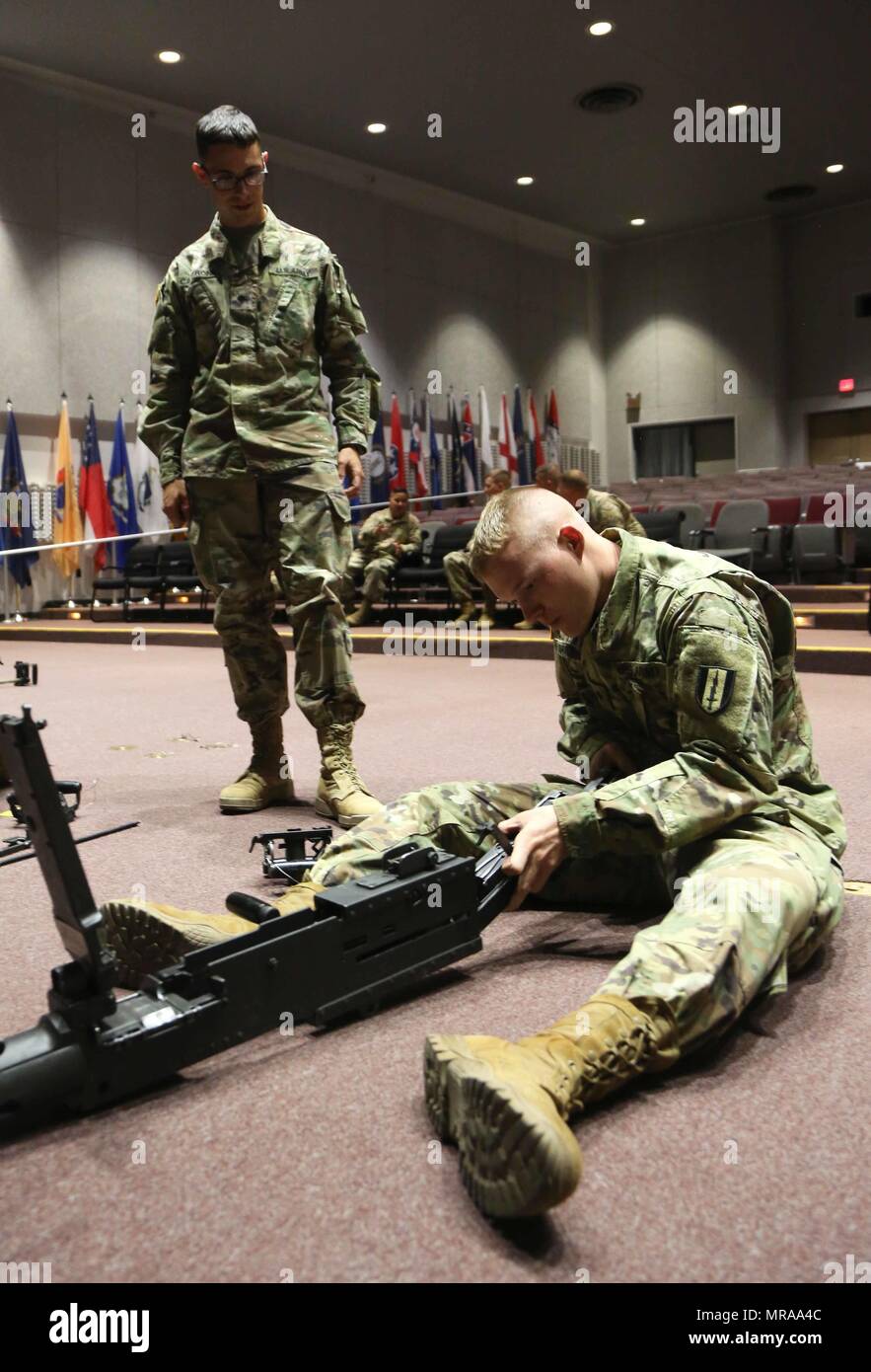 U.S. Army Spc. Justin Carter, assigned to 275th Signal Company, 311th ...