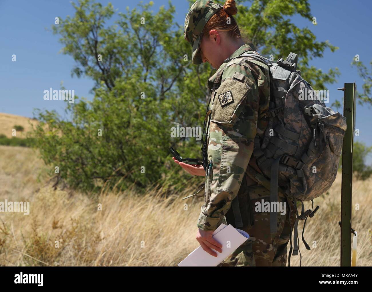 U.S. Army Sgt. Allison Sardler, assigned to 5th Signal Command (Theater ...