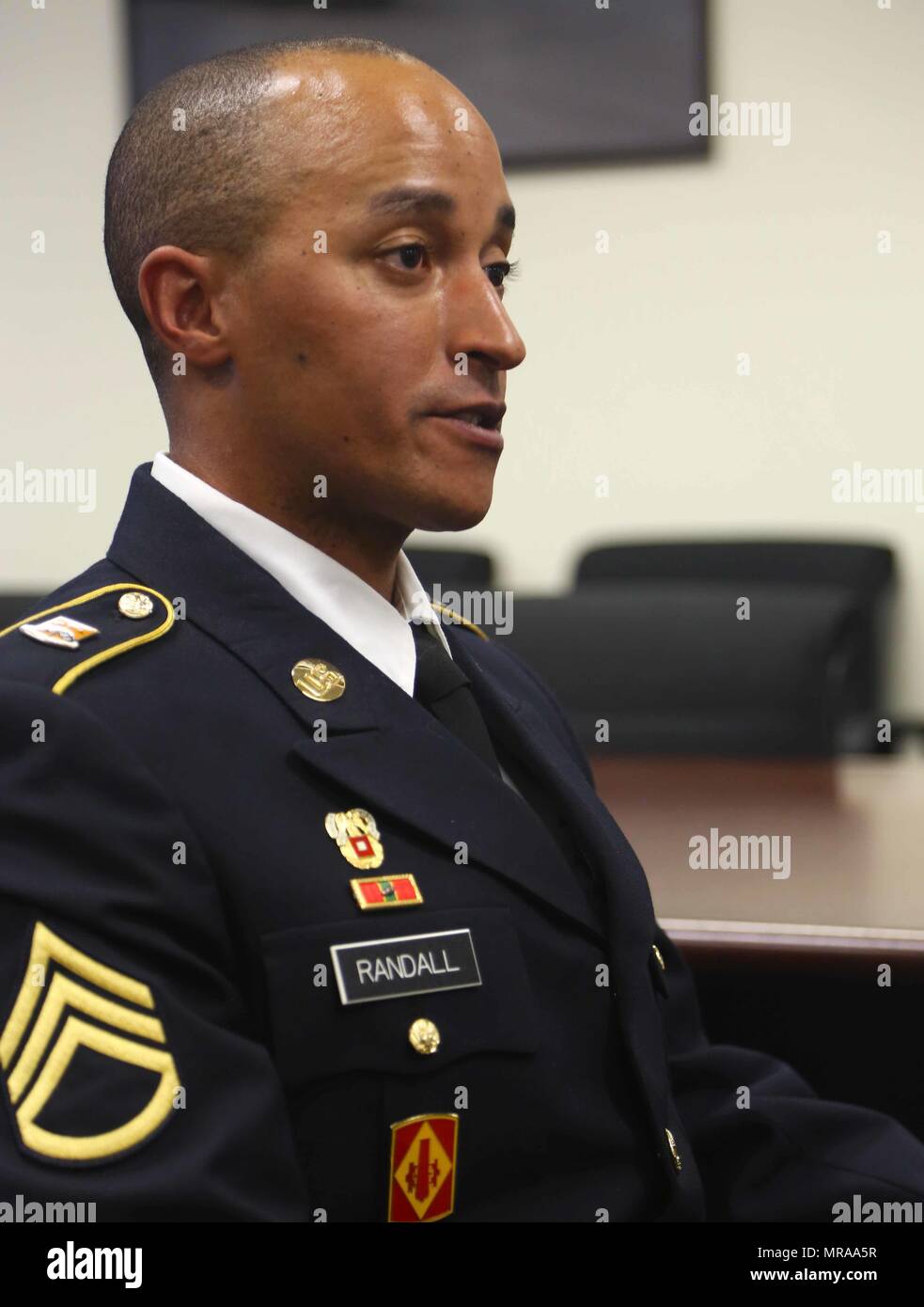 U.S. Army Staff Sgt. Brian Randall, assigned 7th Signal Command ...