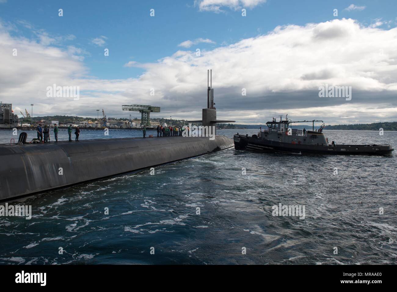 PUGET SOUND, Wash. (June 02, 2017) The Ohio-class ballistic-missile ...