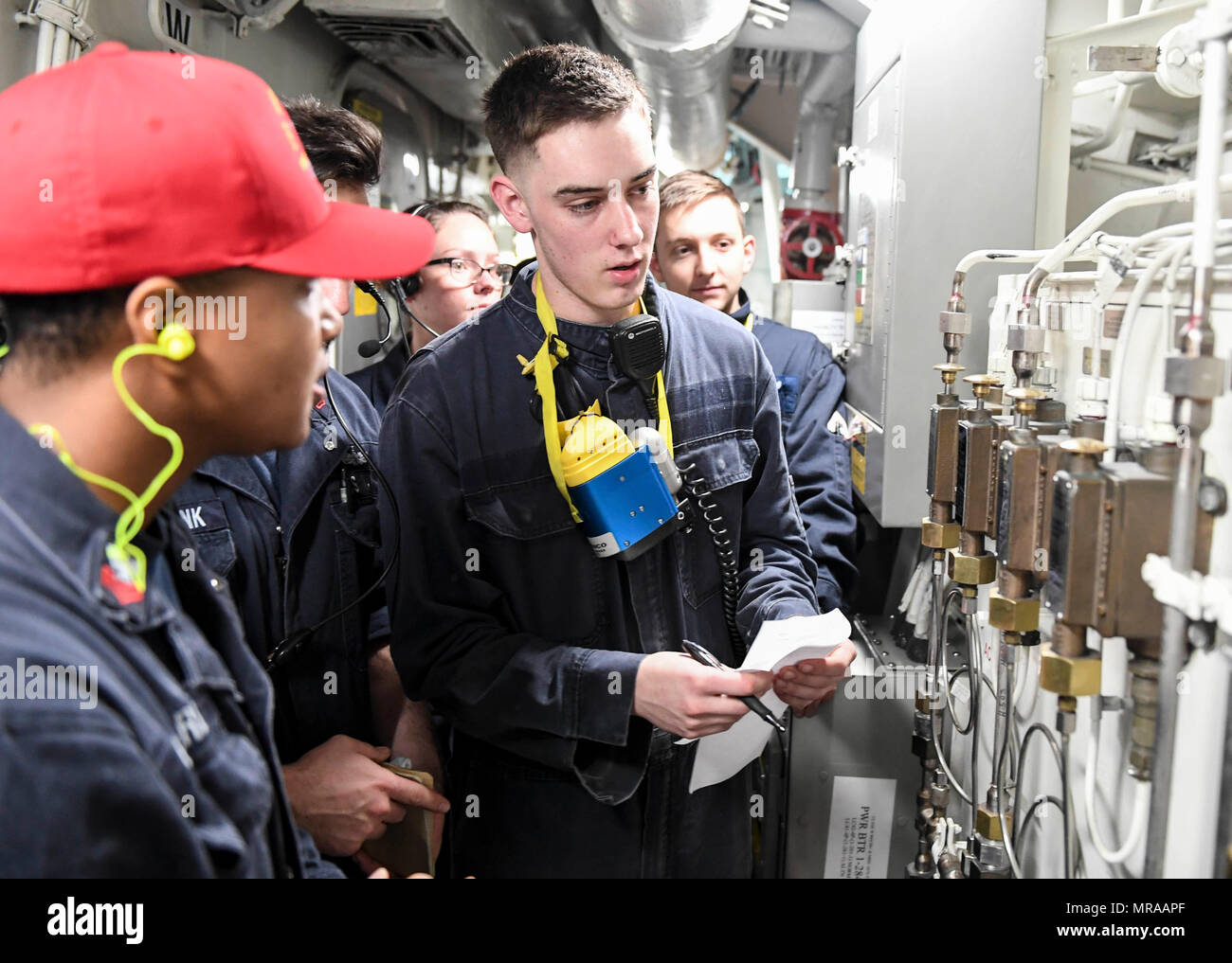 170530-N-RM689-137 WESTERN PACIFIC (May 30, 2017) Damage Controlman 1st ...