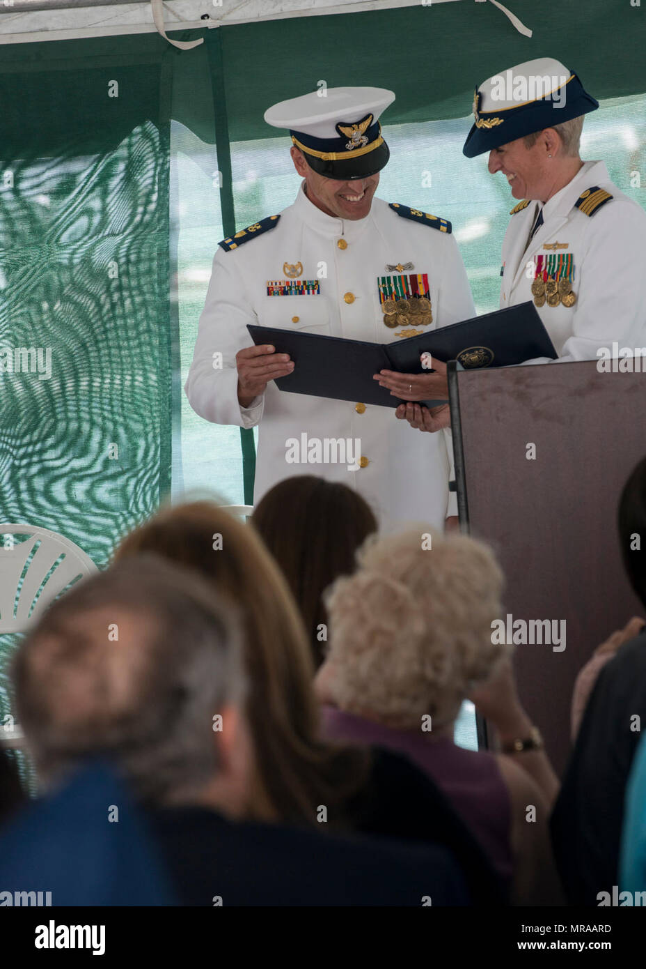 Chief Warrant Officer Larry L. Zeruth (left), former commanding officer ...
