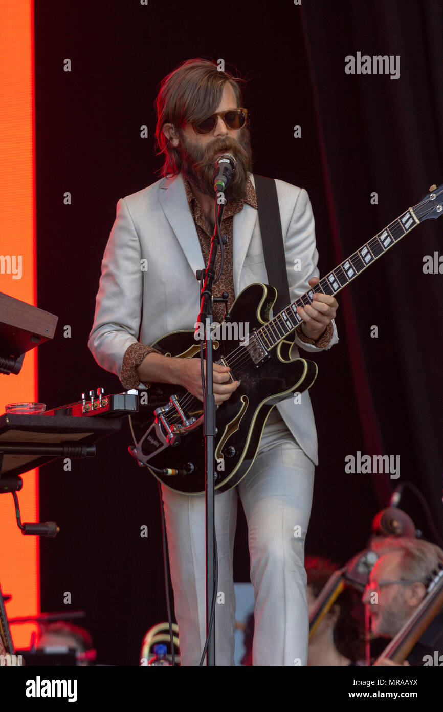 London, UK, 25 May 2018. Joshua Michael Tillman, also known as Father ...