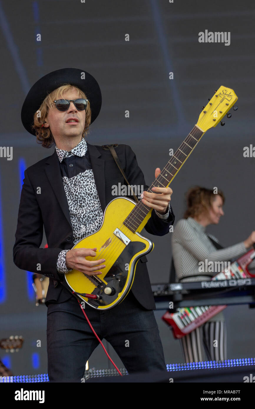 London, UK, 25 May 2018. Beck Hansen, known professionally as Beck, is ...