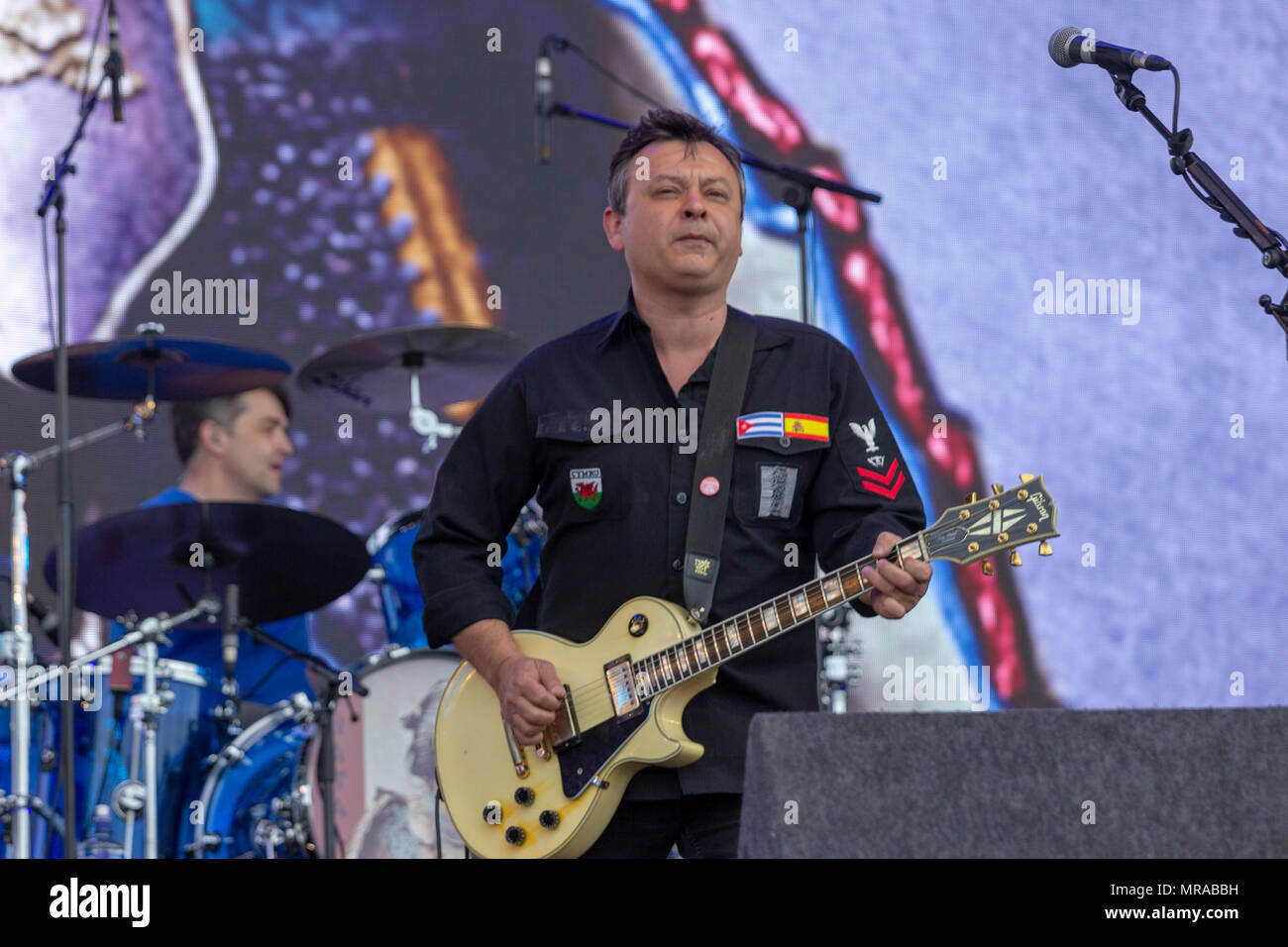 Welsh punk rock band hi-res stock photography and images - Alamy