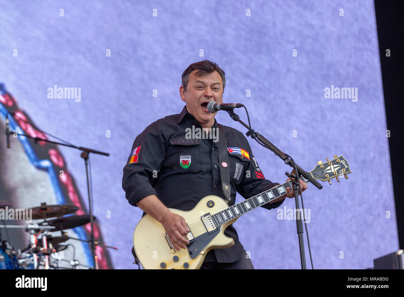 Welsh punk rock band hi-res stock photography and images - Alamy
