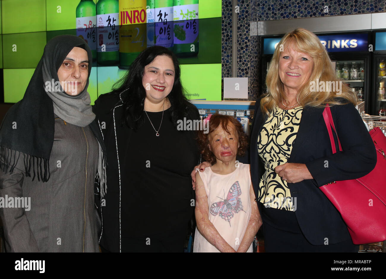 Los Angeles, California, USA. 25th May, 2018. Hanna, Aisha, Tanya ...