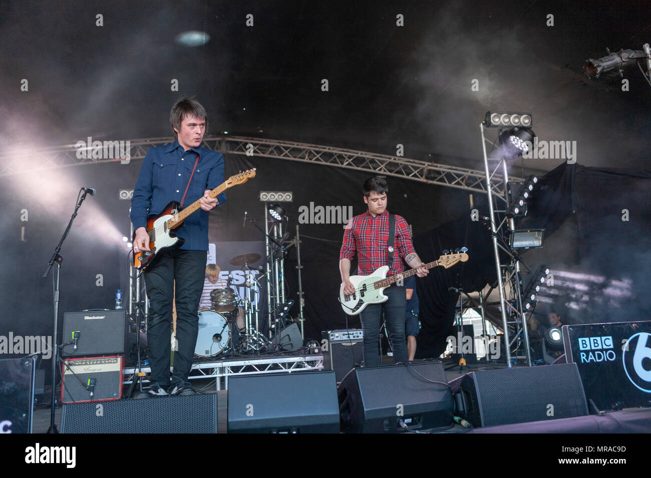 London, UK, 25 May 2018. TOUTS are a three piece teenage punk band from ...