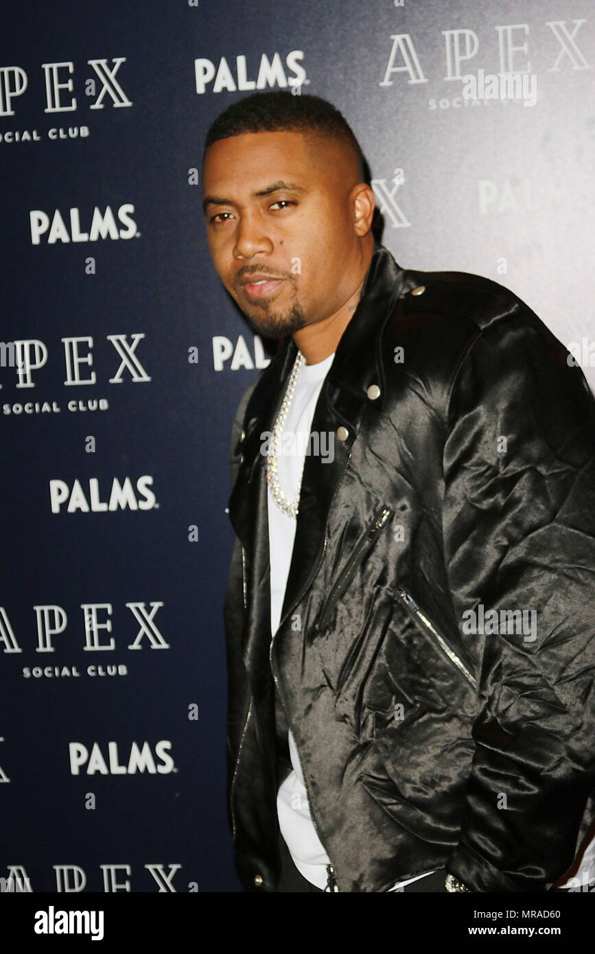Las Vegas, Nevada, USA. 26th May, 2018. Rapper NAS attends the Grand ...