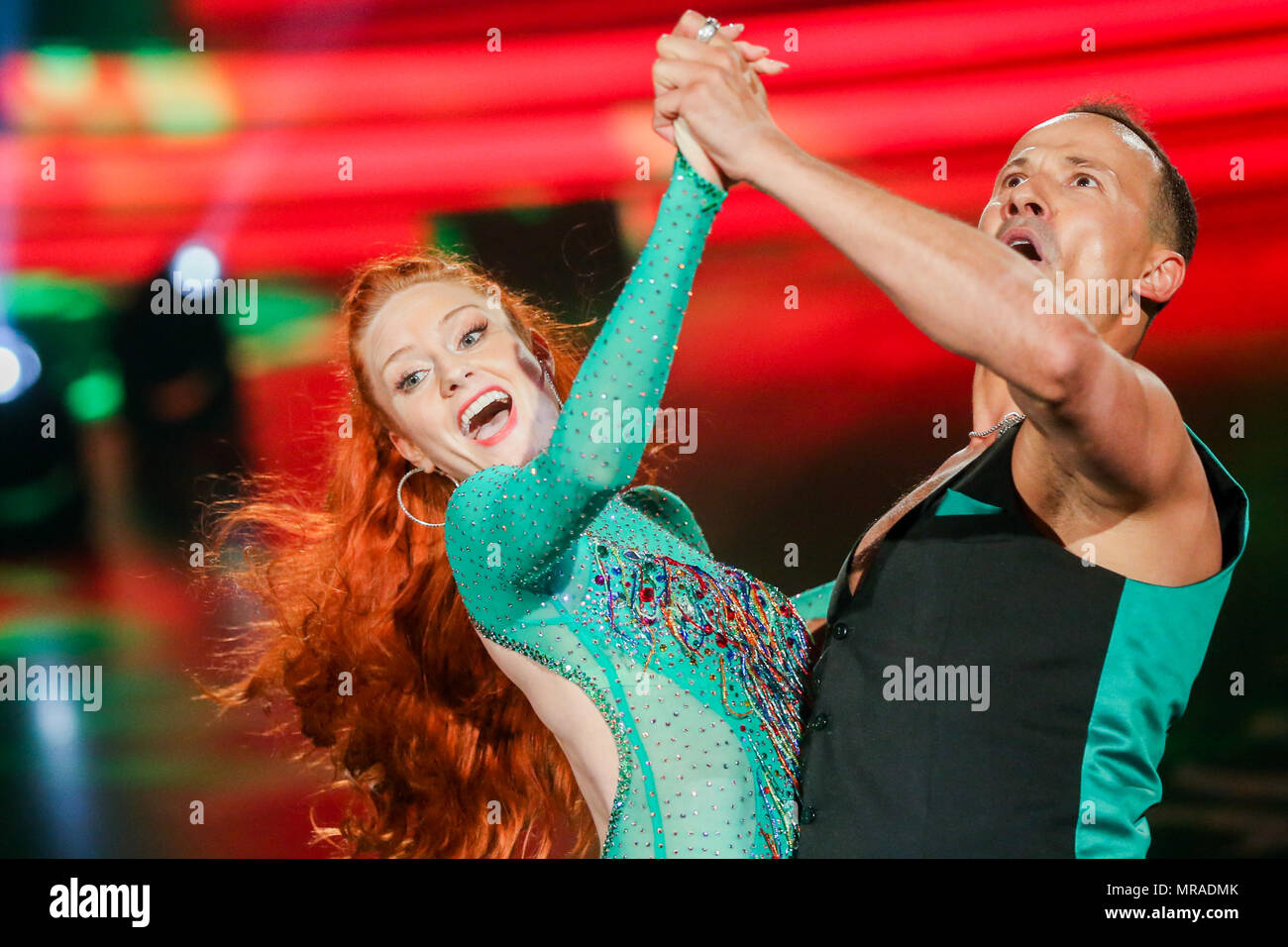 25 May 2018, Germany, Cologne: Model Barbara Meier and professional ...
