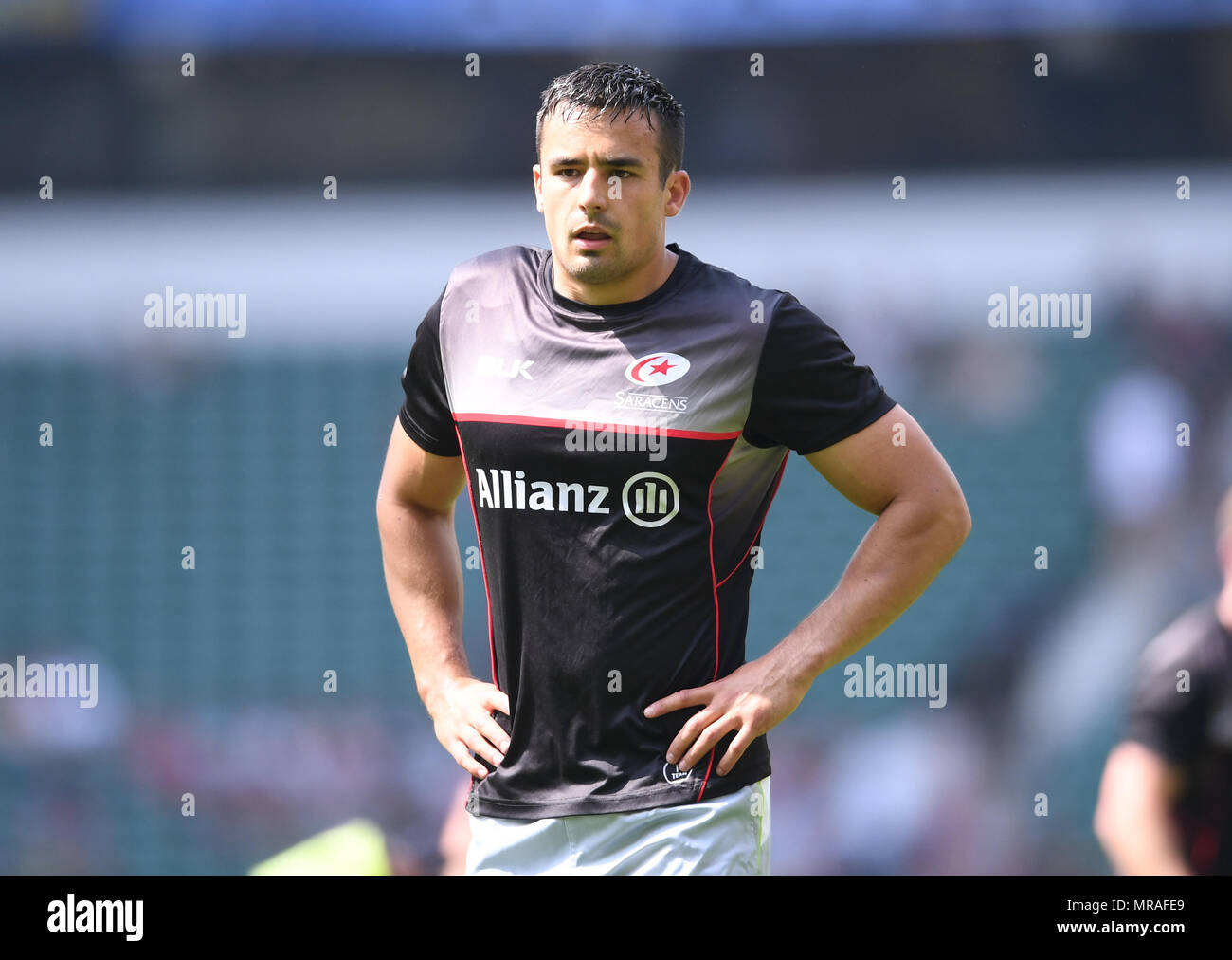Twickenham Stadium, London, UK. 26th May, 2018. Aviva Premiership rugby ...