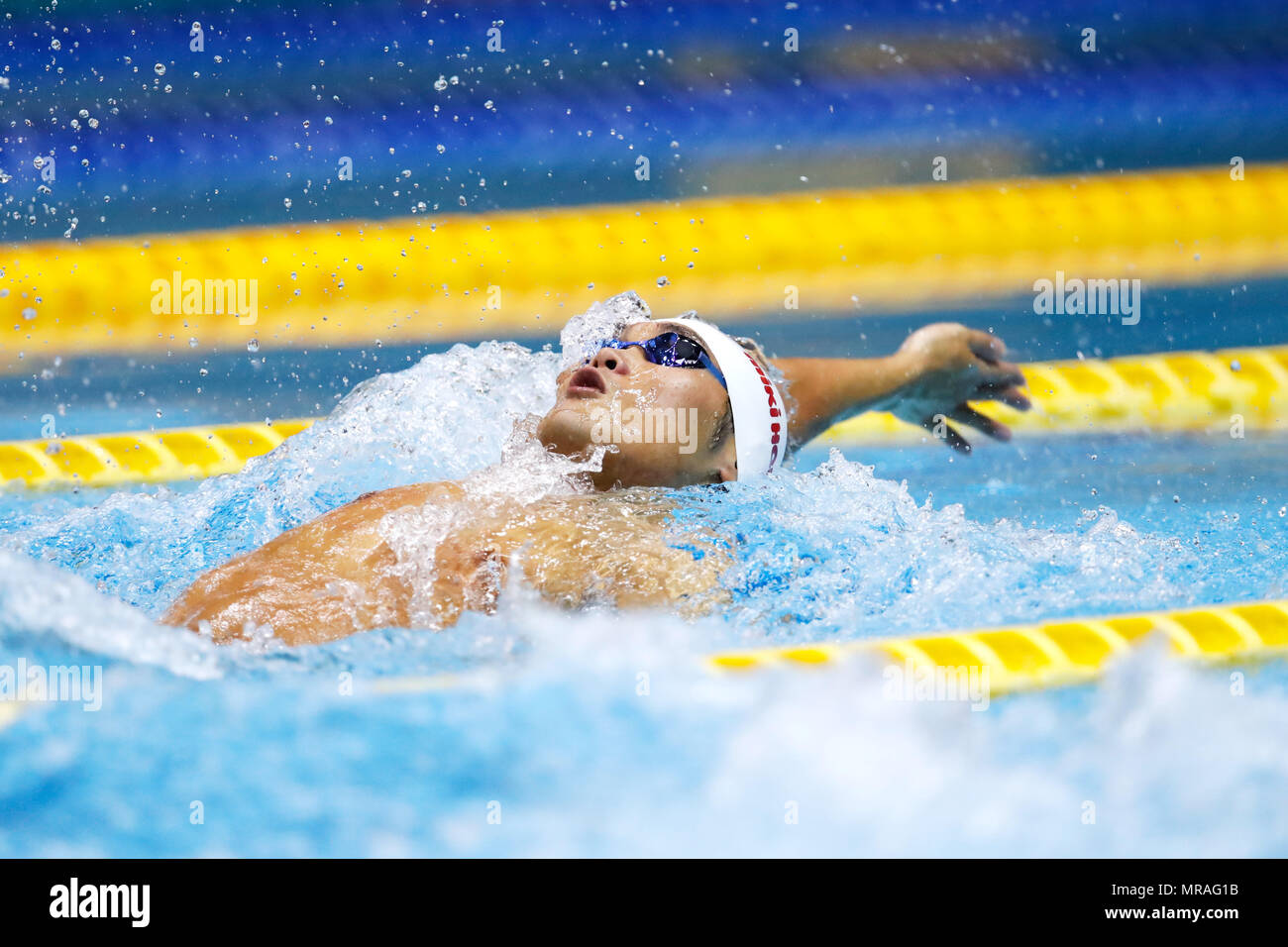 Tokyo, Japan. 25th May, 2018. Junya Hasegawa Swimming : Japan Open 2018 ...