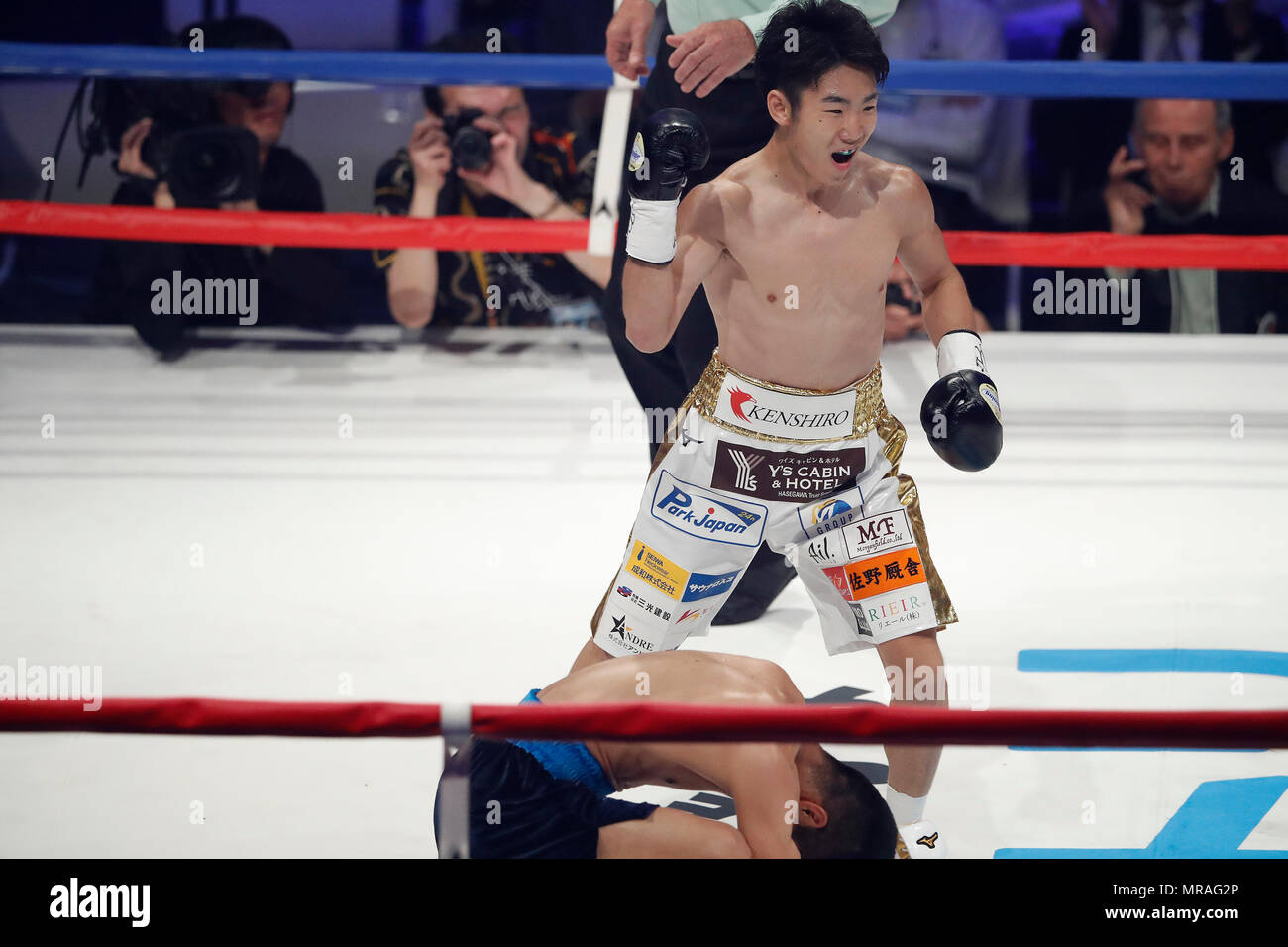 Tokyo, Japan. 25th May, 2018. Kenshiro (JPN), May 25, 2018 - Boxing ...