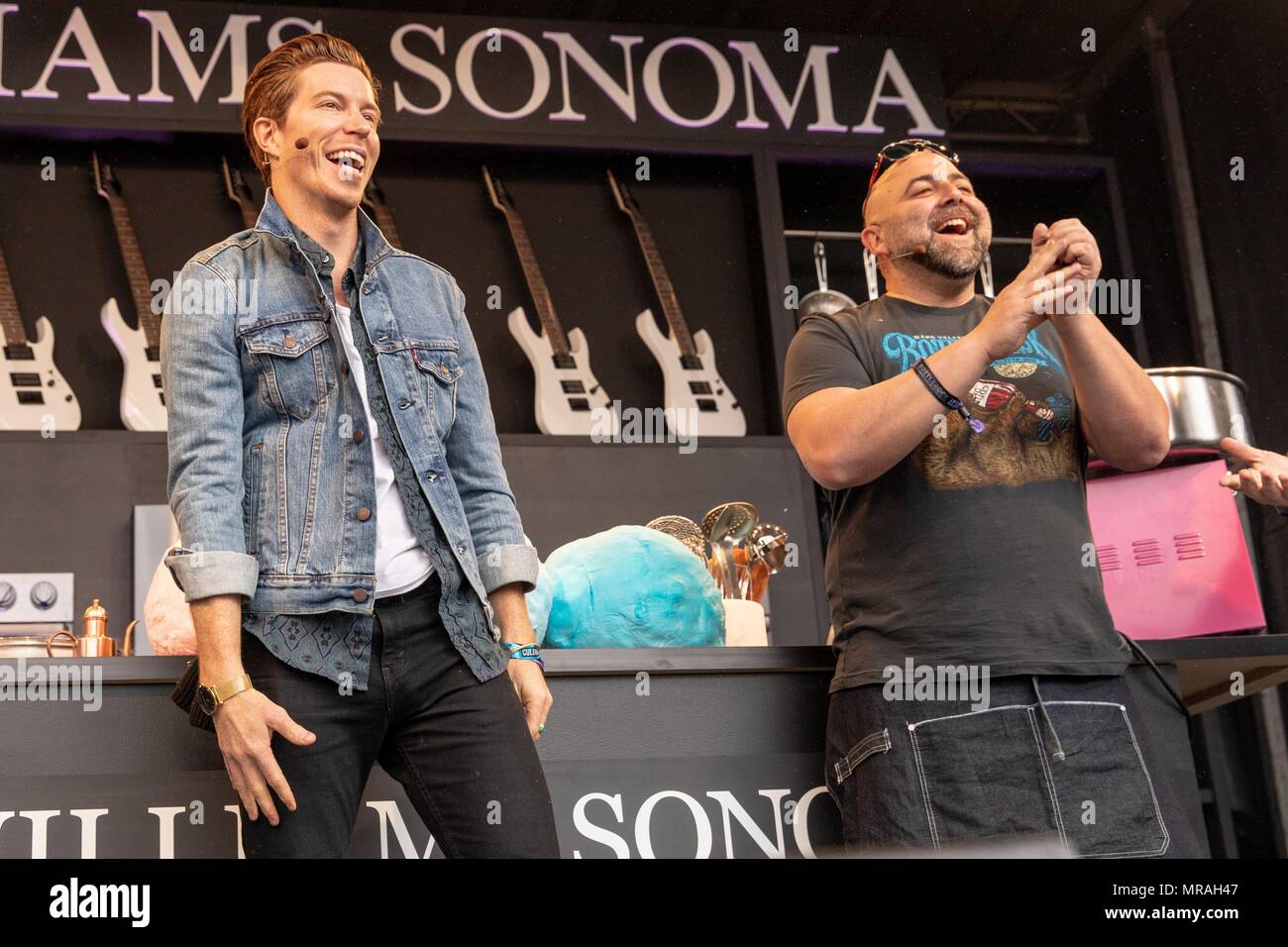 May 25, 2018 - Napa, California, U.S - DUFF GOLDMAN and SHAUN WHITE on ...