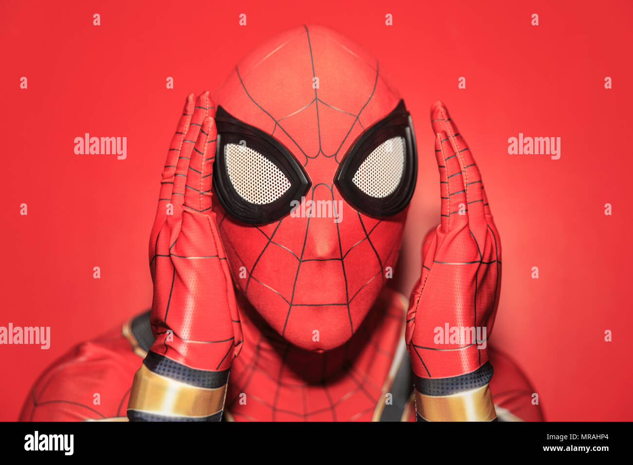 Spider man cosplayer hi-res stock photography and images - Alamy