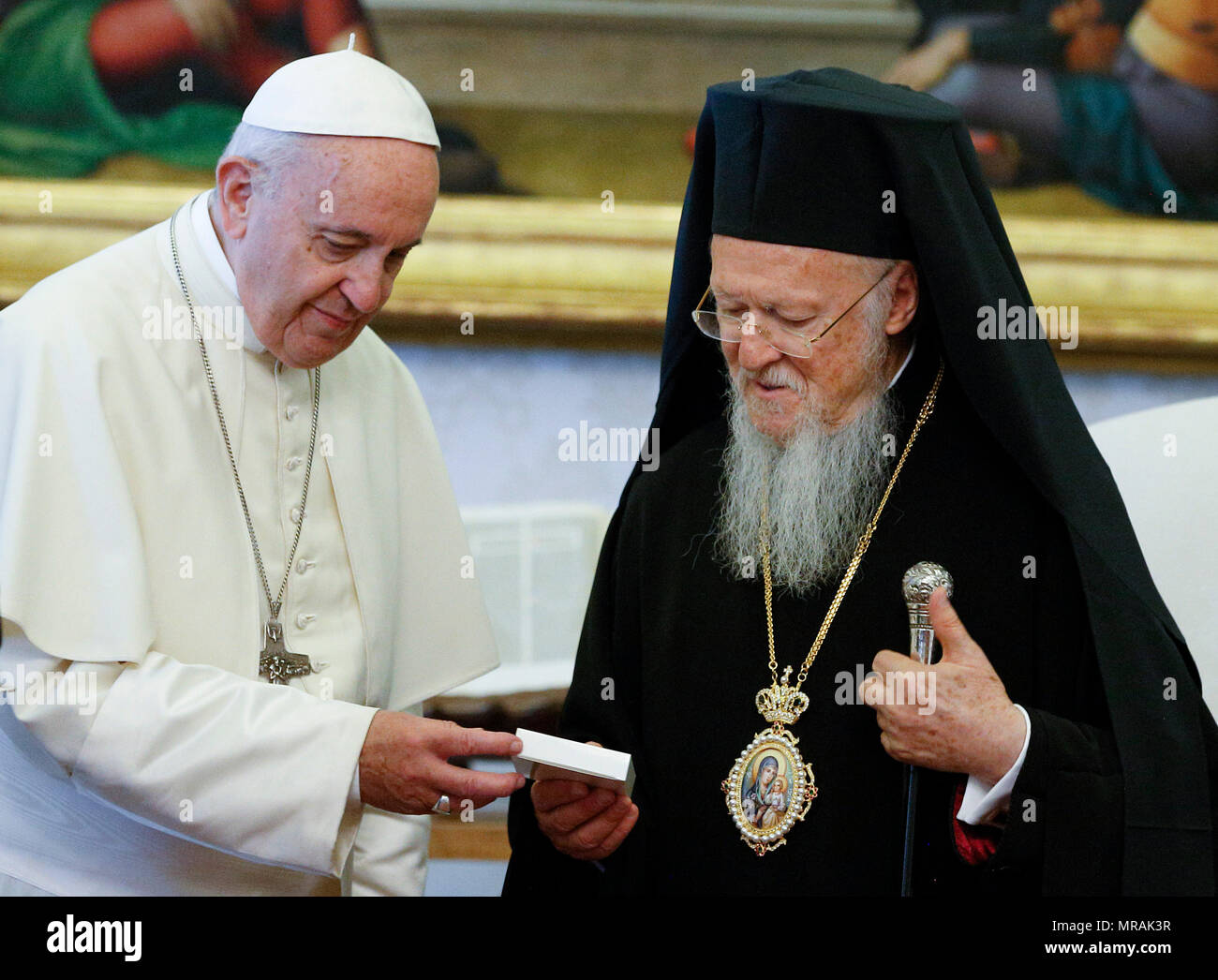 Vatican City, May 26, 2018. (Holy See) - POPE FRANCIS meets S.S ...