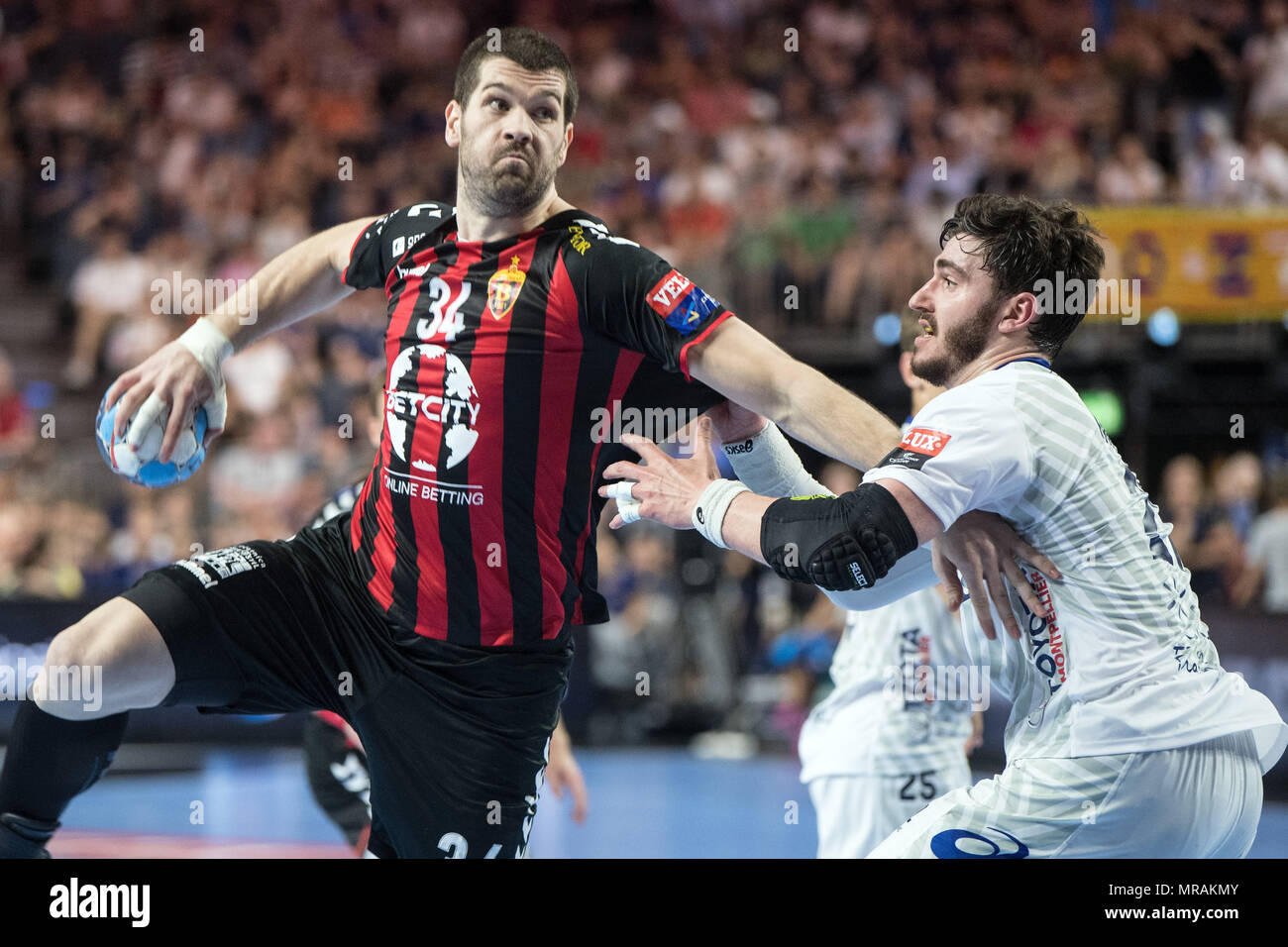 26 May 2018, Germany, Cologne: Handball, Champions League, Vardar ...