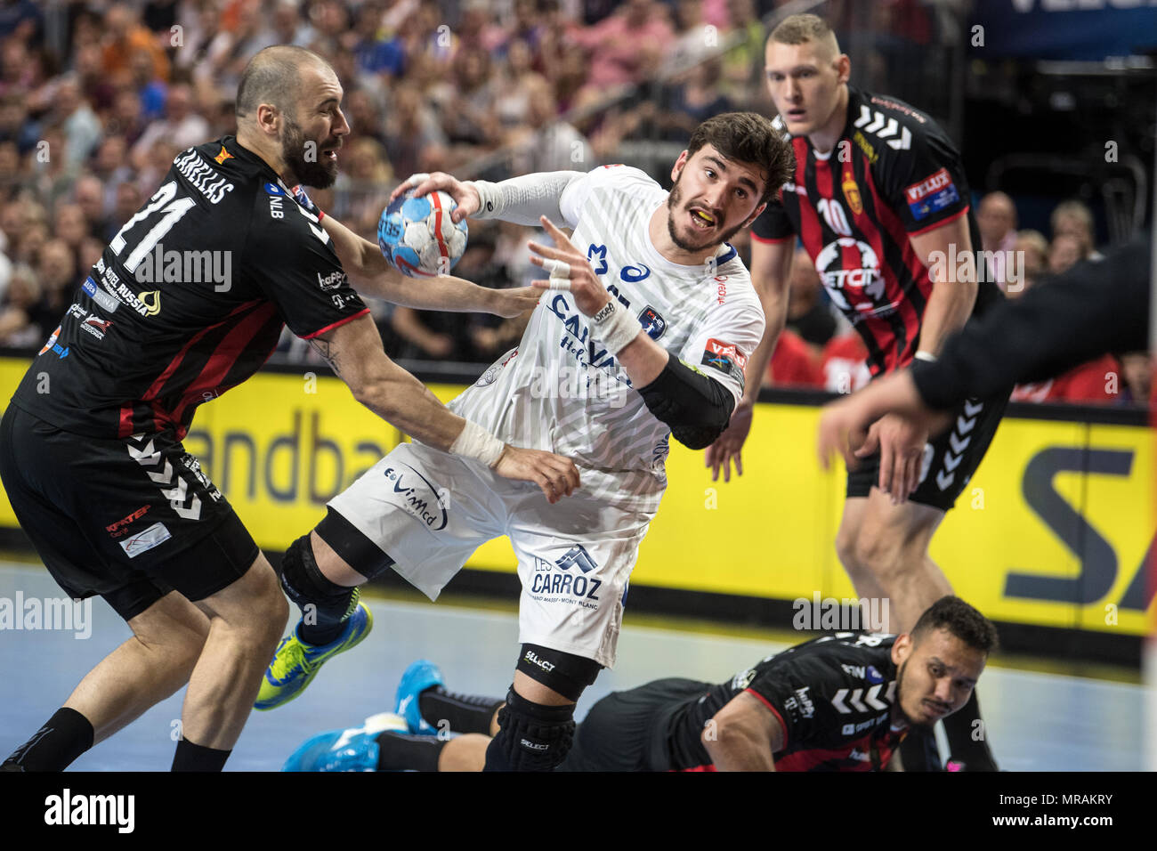 26 May 2018, Germany, Cologne: Handball, Champions League, Vardar ...