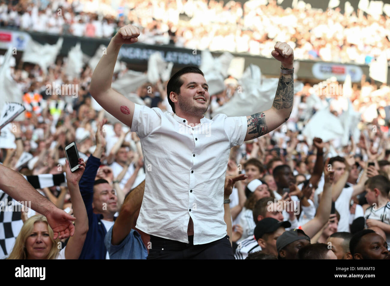 Celebrate at the final whistle hi-res stock photography and images - Alamy