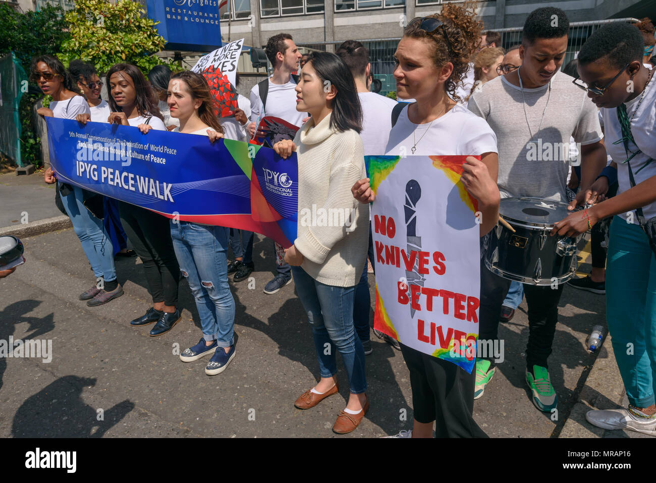London, UK. 26 May 2018. The IYPG (International Peace Youth Group ...