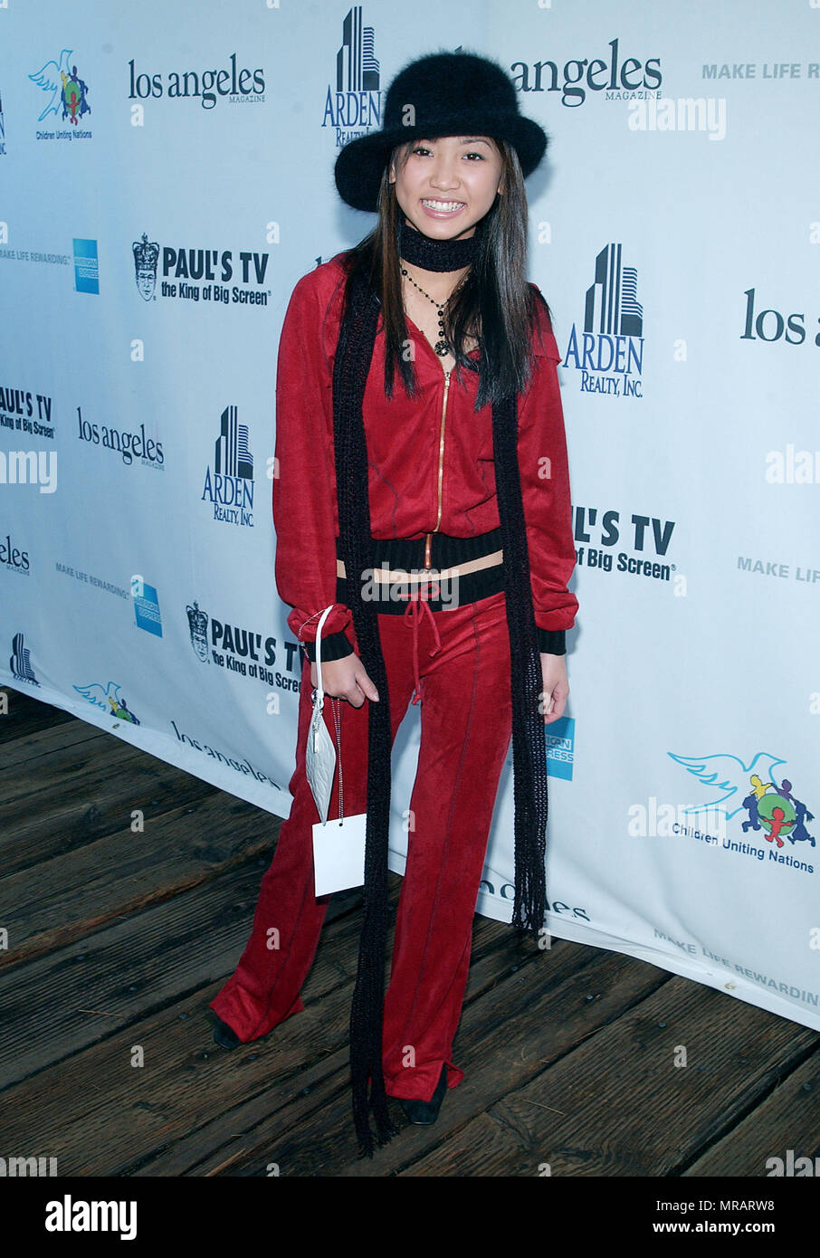 Brenda Song arriving at the 2002 International Day of the Child At-Risk ...