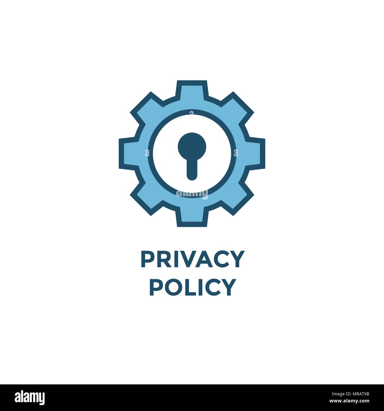 Privacy Policy graphic used for Header banner or web page w icon symbol ...