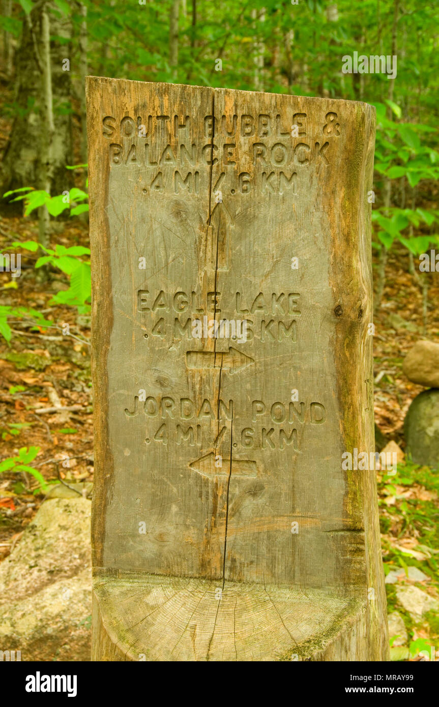 Acadia national park sign hi-res stock photography and images - Alamy