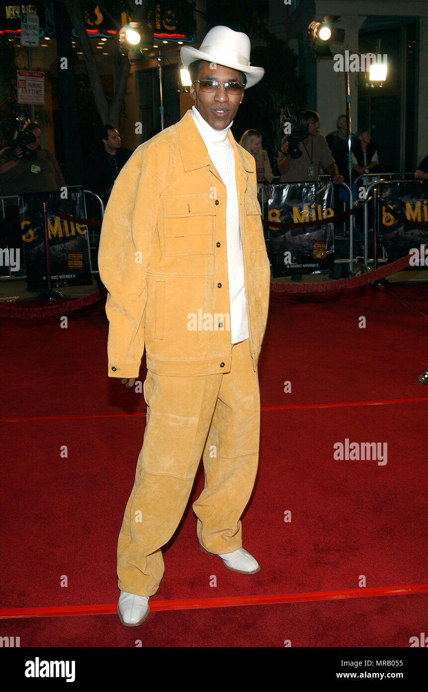 De'Angelo Wilson arriving at the 8 Mile Premiere at the Westwood ...