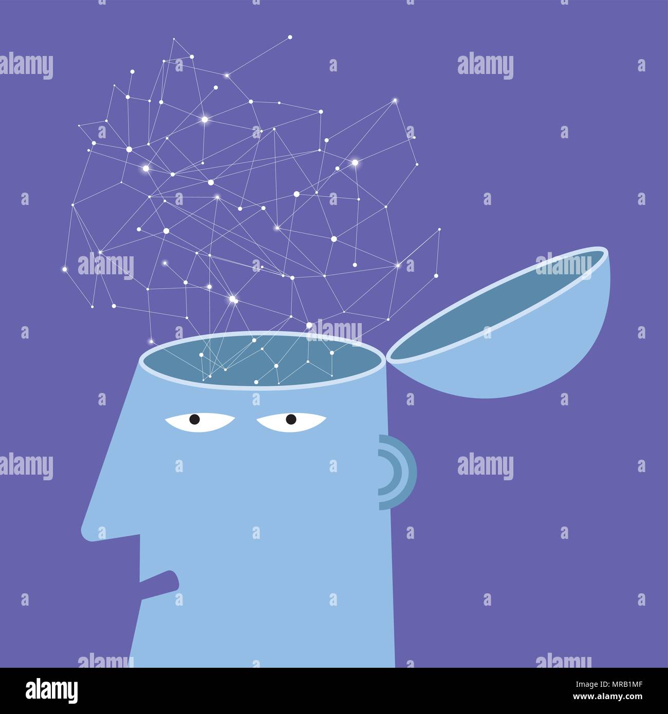 Concept artificial intelligence global Stock Vector Images - Alamy