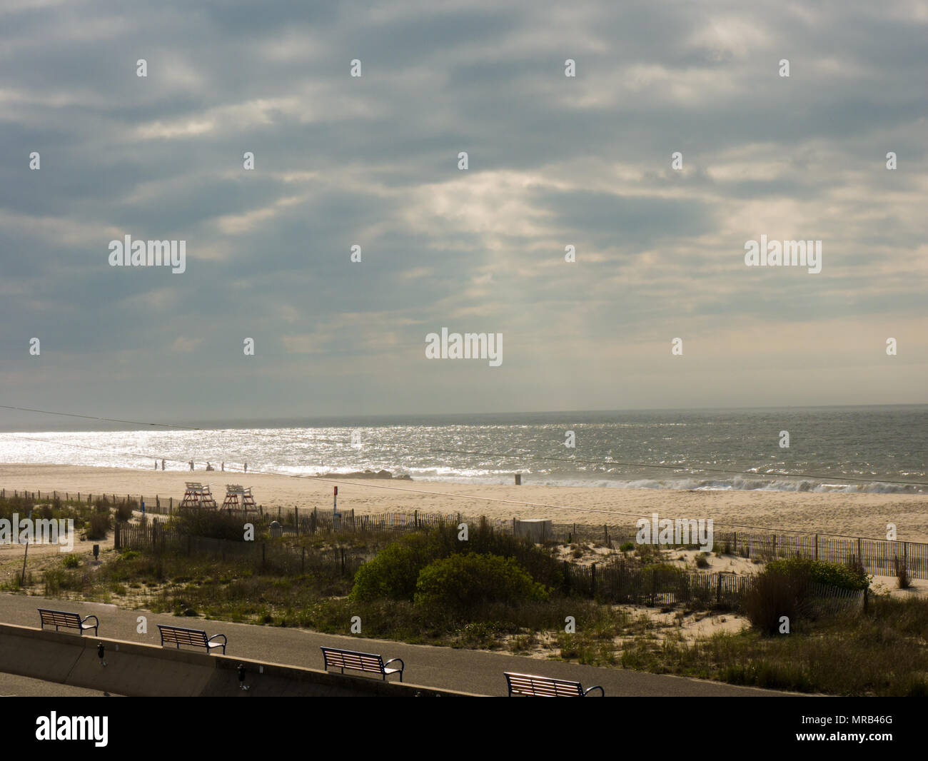 Cape May beach New Jersey Stock Photo - Alamy