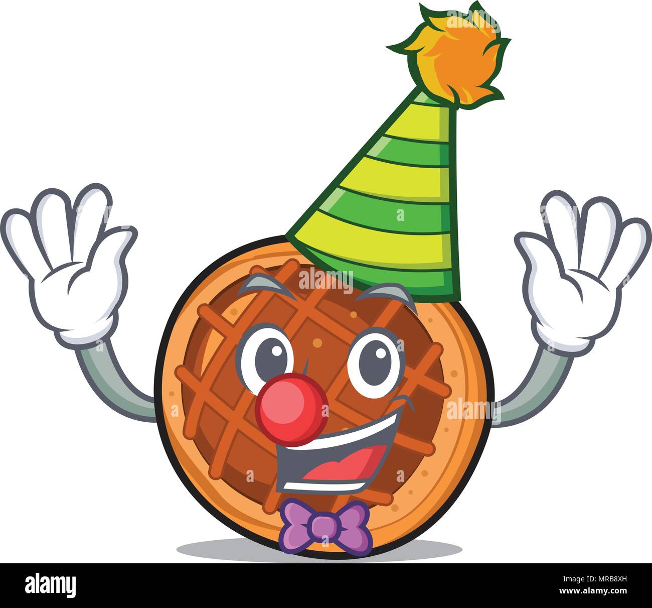 Clown baket pie mascot cartoon Stock Vector Image & Art - Alamy