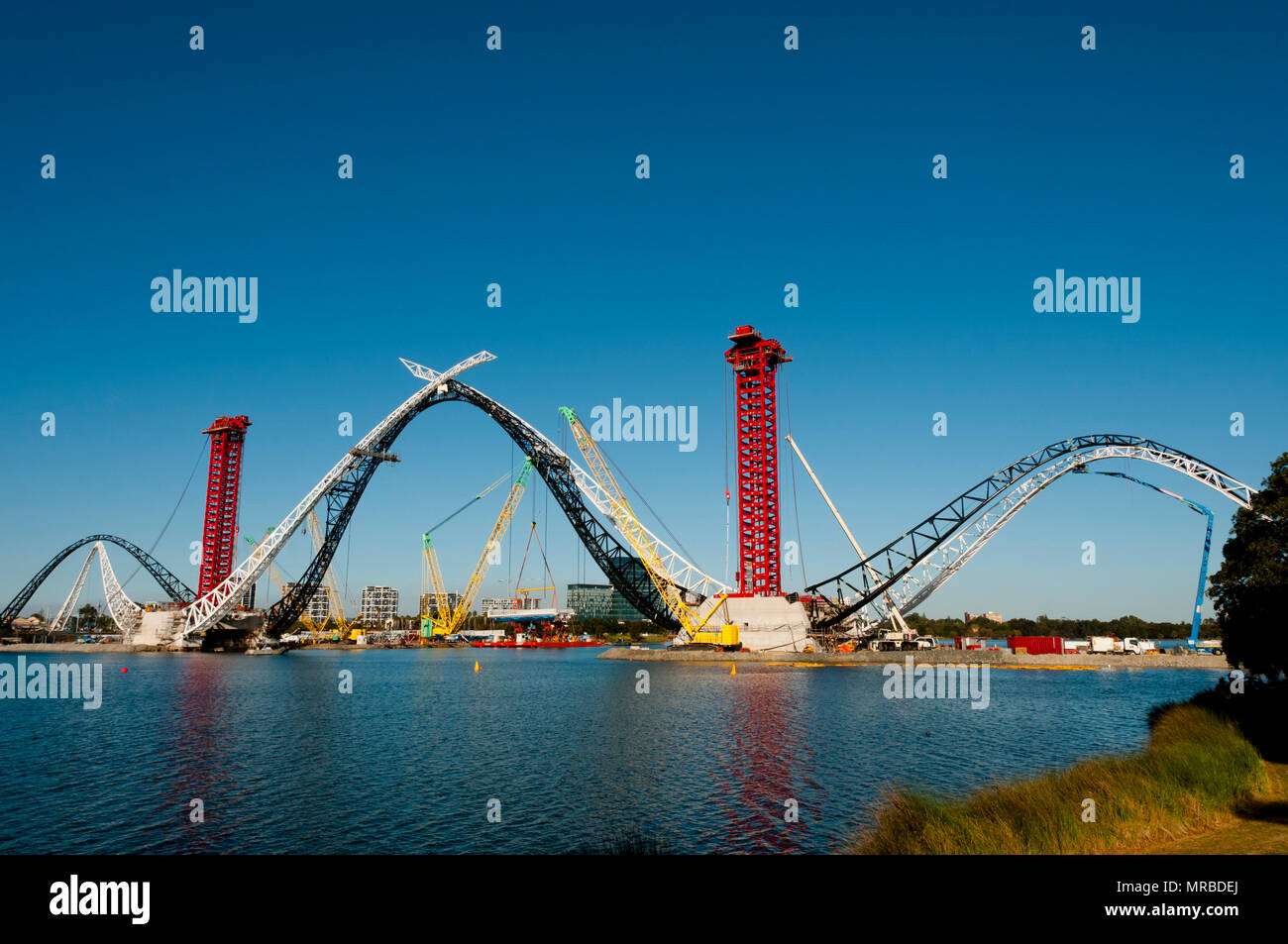 Matagarup bridge hi-res stock photography and images - Alamy
