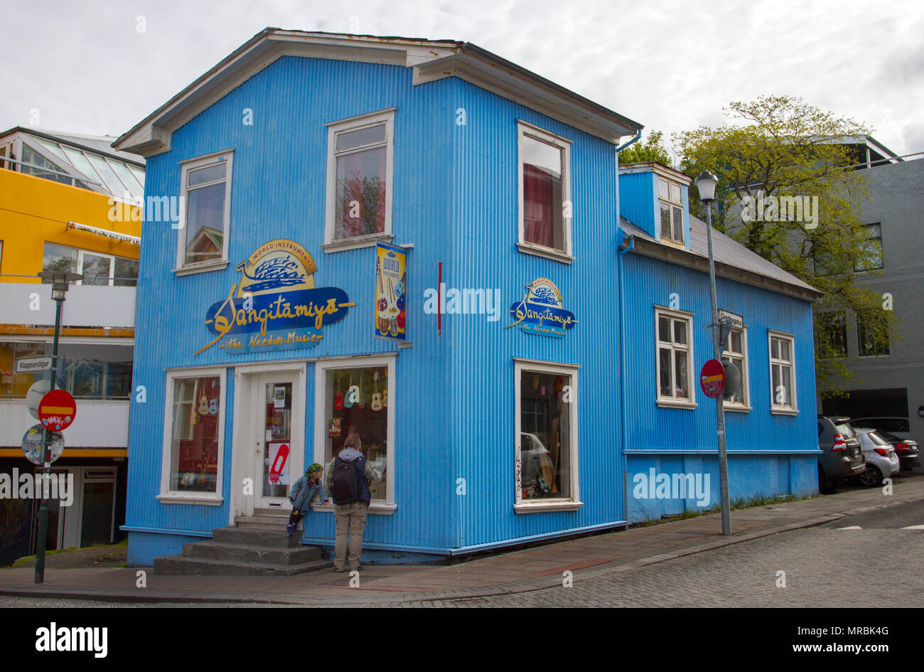 Laugavegur street, Shops, Shoppers and shopping in Reykjavik, Iceland ...