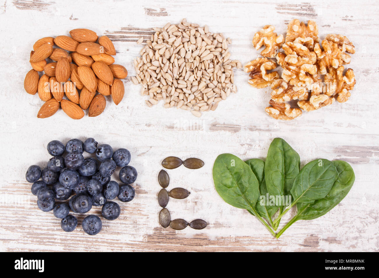 Natural ingredients or products as source vitamin E, minerals and ...