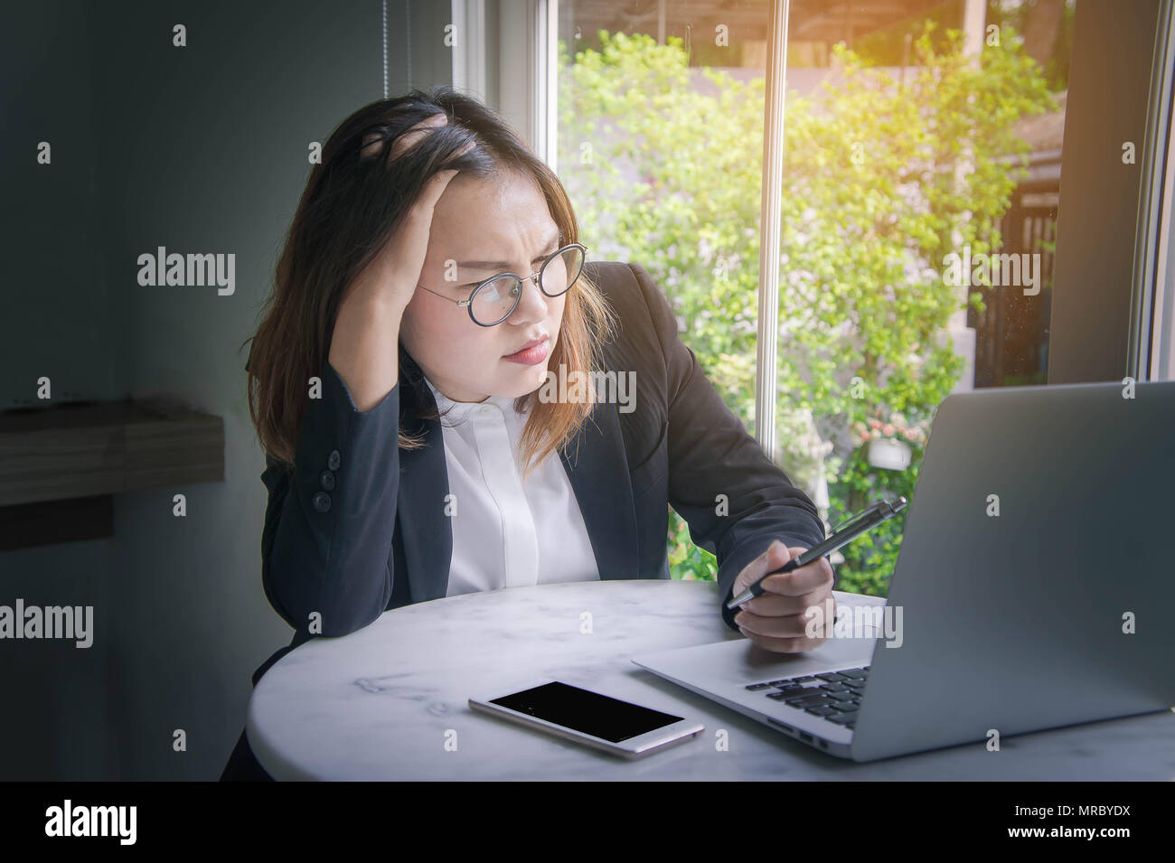 Woman Busy At Work