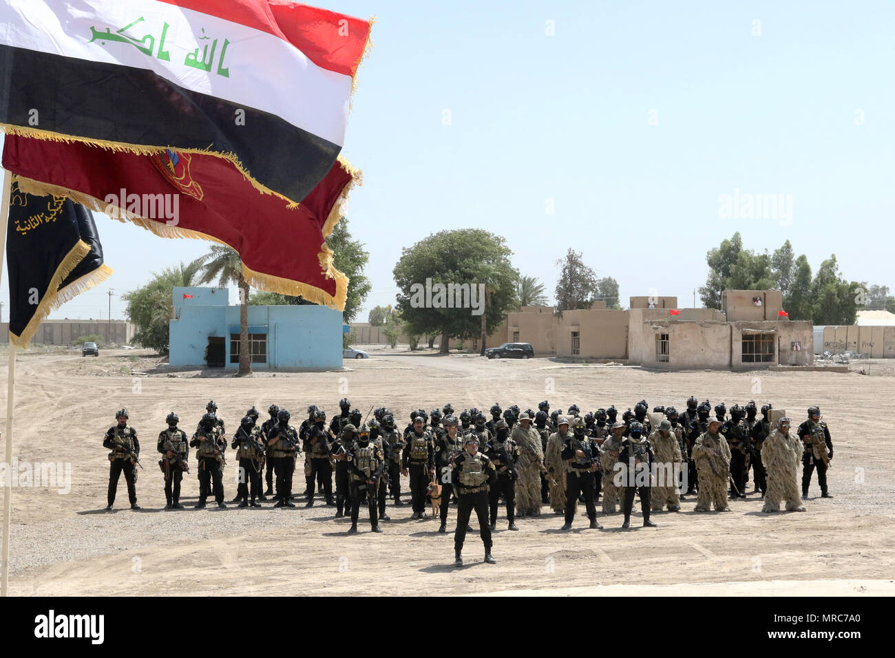 BAGHDAD – Iraqi special operations forces are inspected after ...