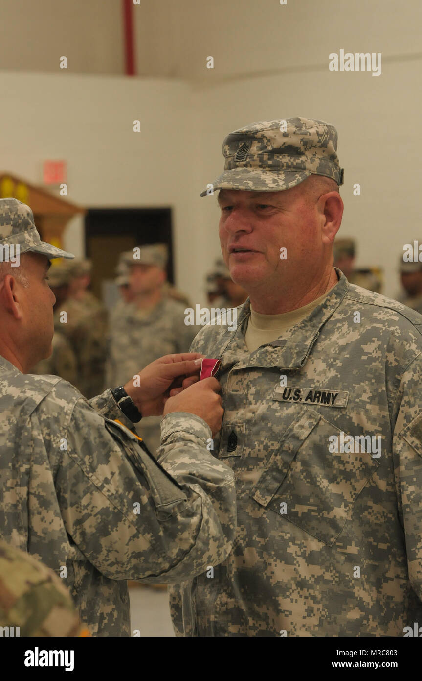 6/4/17 - Command Sgt. Maj. Reginald Powers receives the Legion of Merit ...