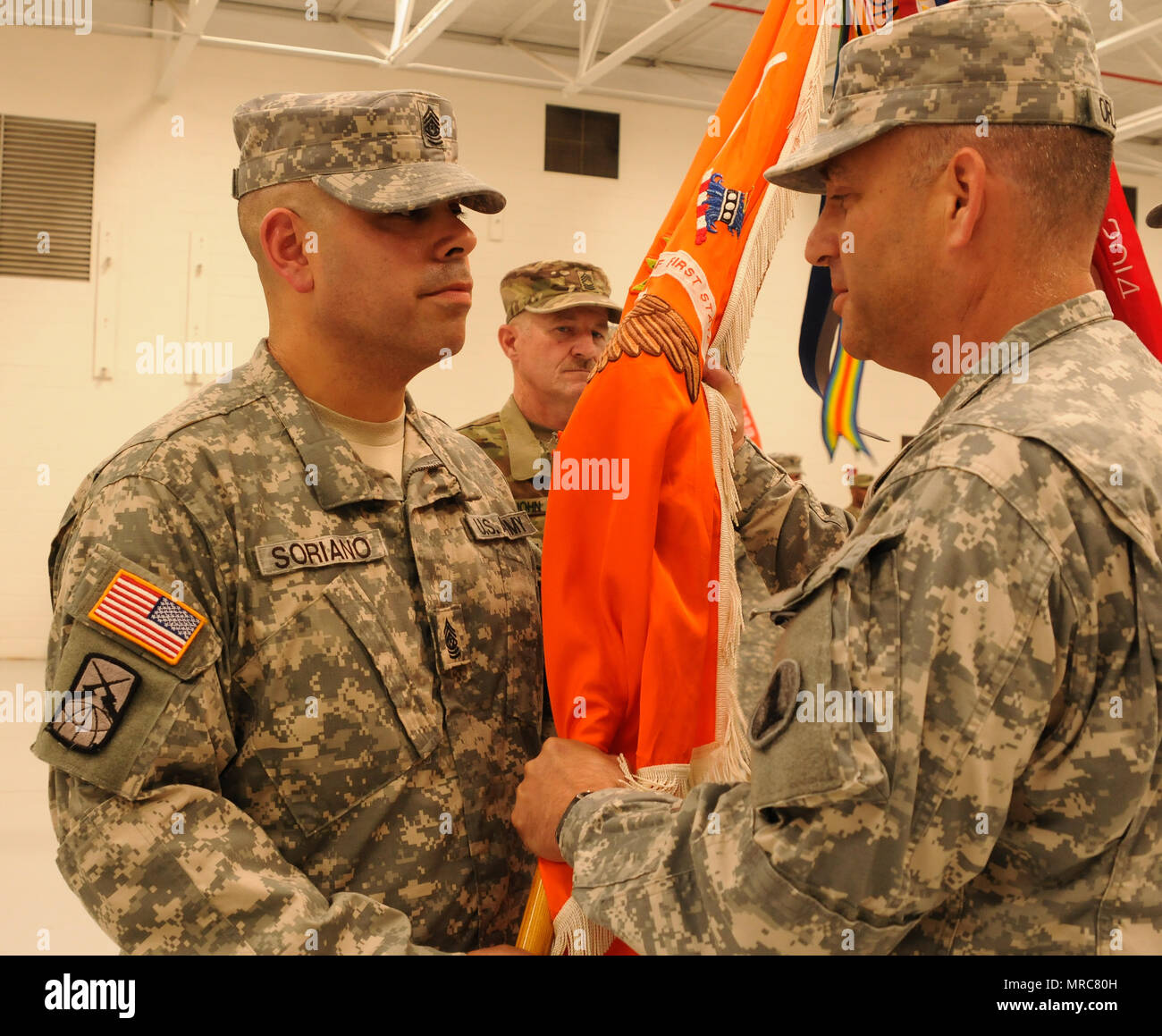 6/4/17 - Command Sgt. Maj. Tristan Soriano assumes responsibility of ...