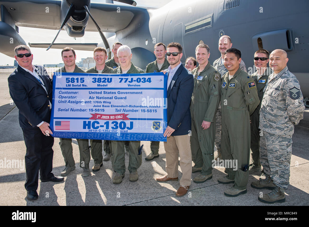 Lt. Gen. L. Scott Rice, director of the Air National Guard, along with ...