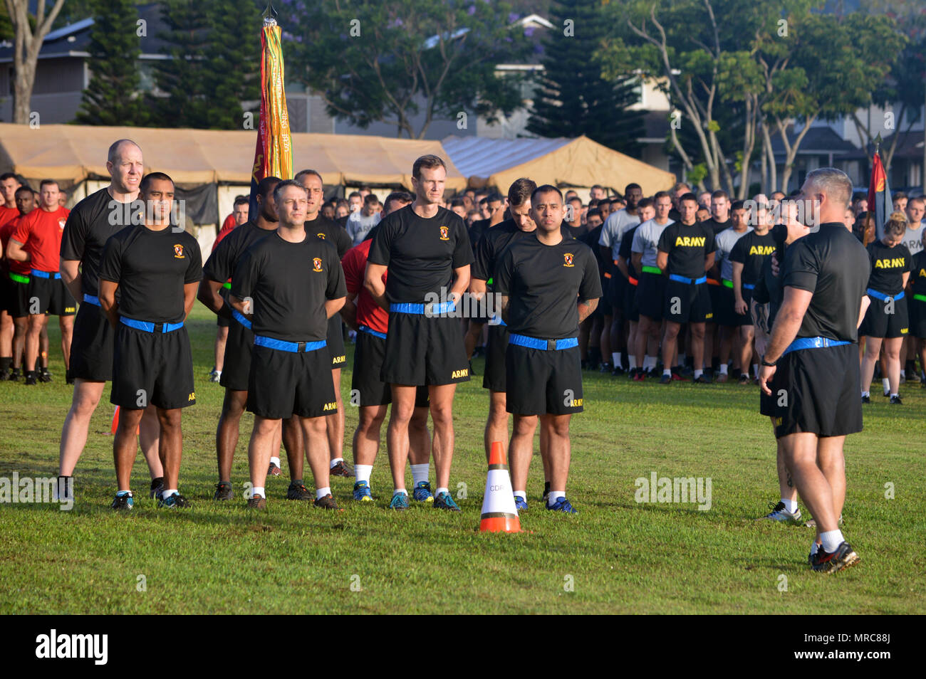 Col. Robert Ryan (right), commander, 3rd Brigade Combat Team, “Broncos ...