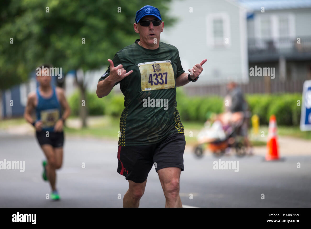 Jeffrey Mahalak runs during the Historic Half portion of the 10th ...