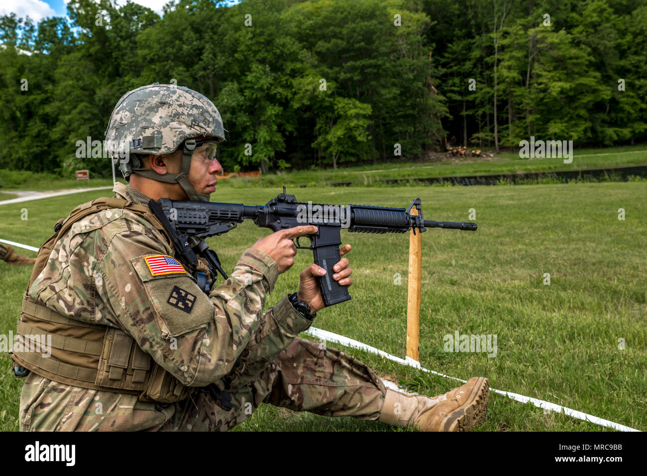 U.S. Army Staff Sgt. Raphael Ramos, with the 152nd Engineer Support ...