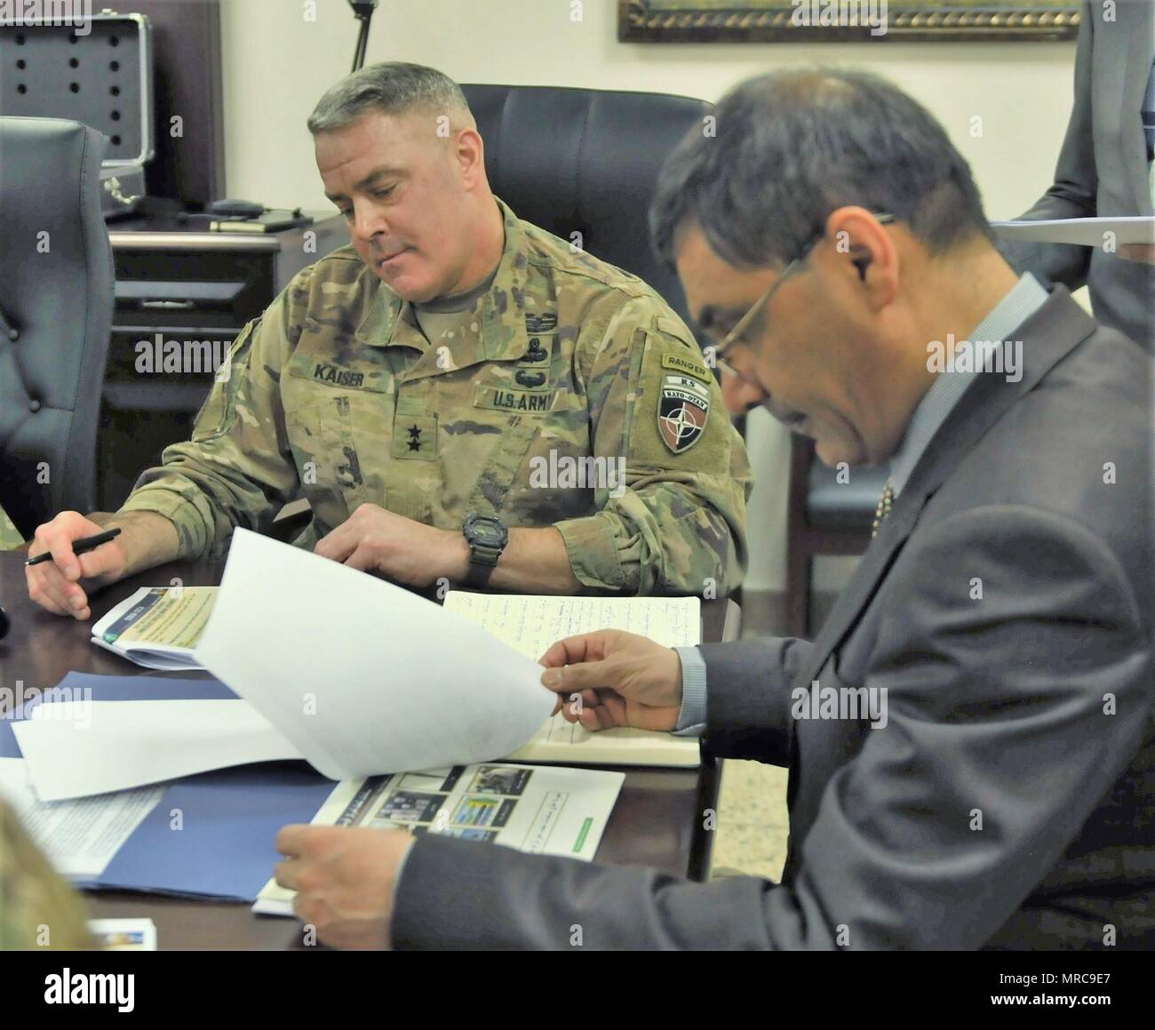 KABUL, AFGHANISTAN - Maj. Gen. Richard Kaiser, Commanding General of ...