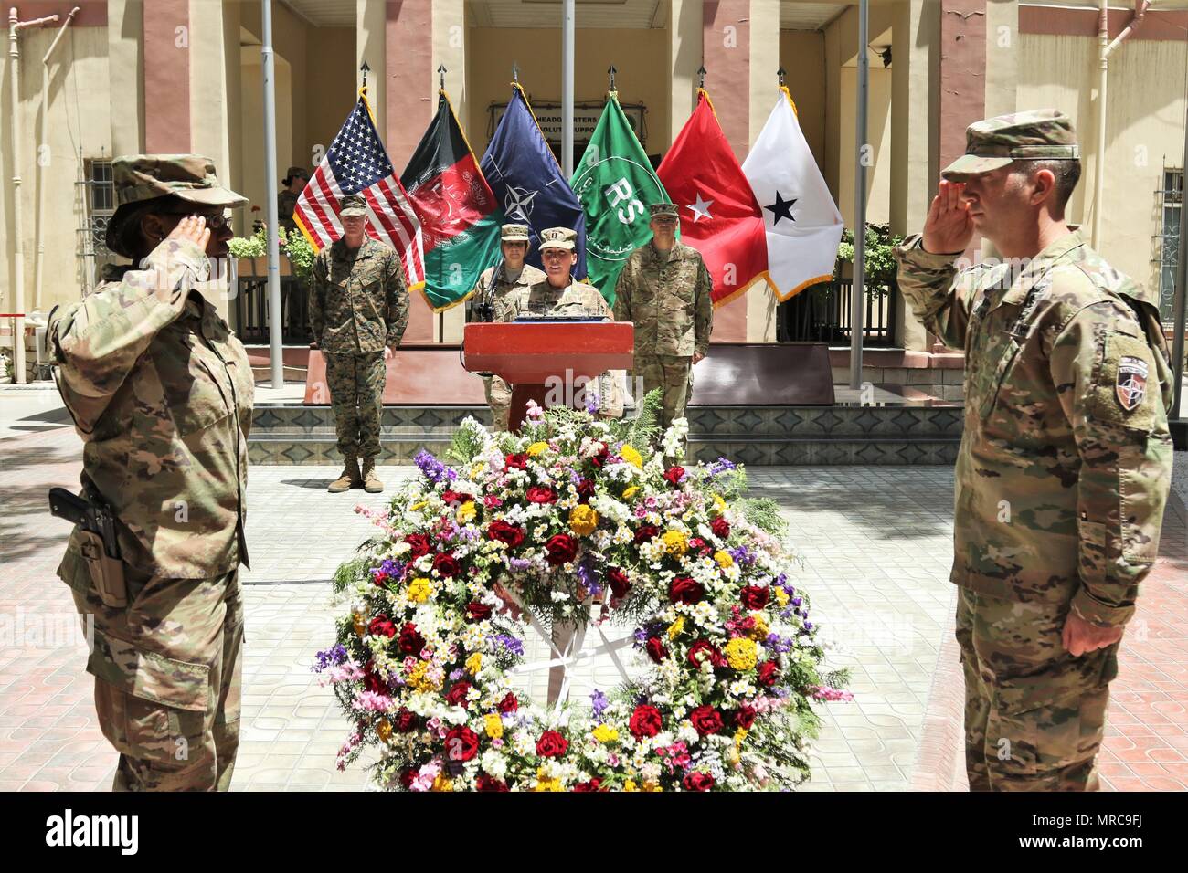KABUL, Afghanistan – U.S. Air Force Tech Sgt. Alethea Keaton (left) and ...
