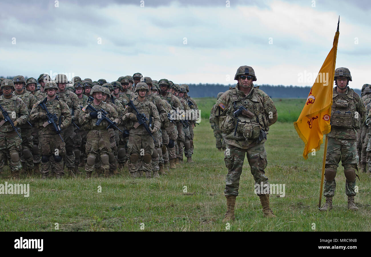 Lt. Col. Steven Gventer, commander of enhanced Forward Presence Battle ...